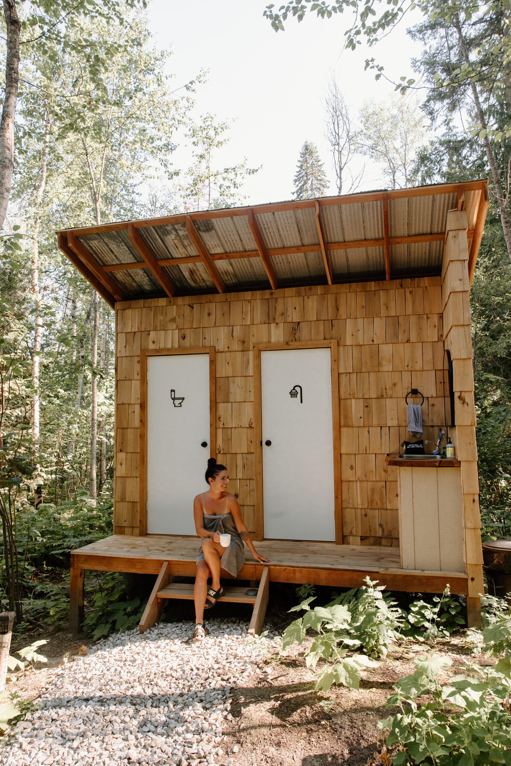Forest Glamping in Enderby, BC